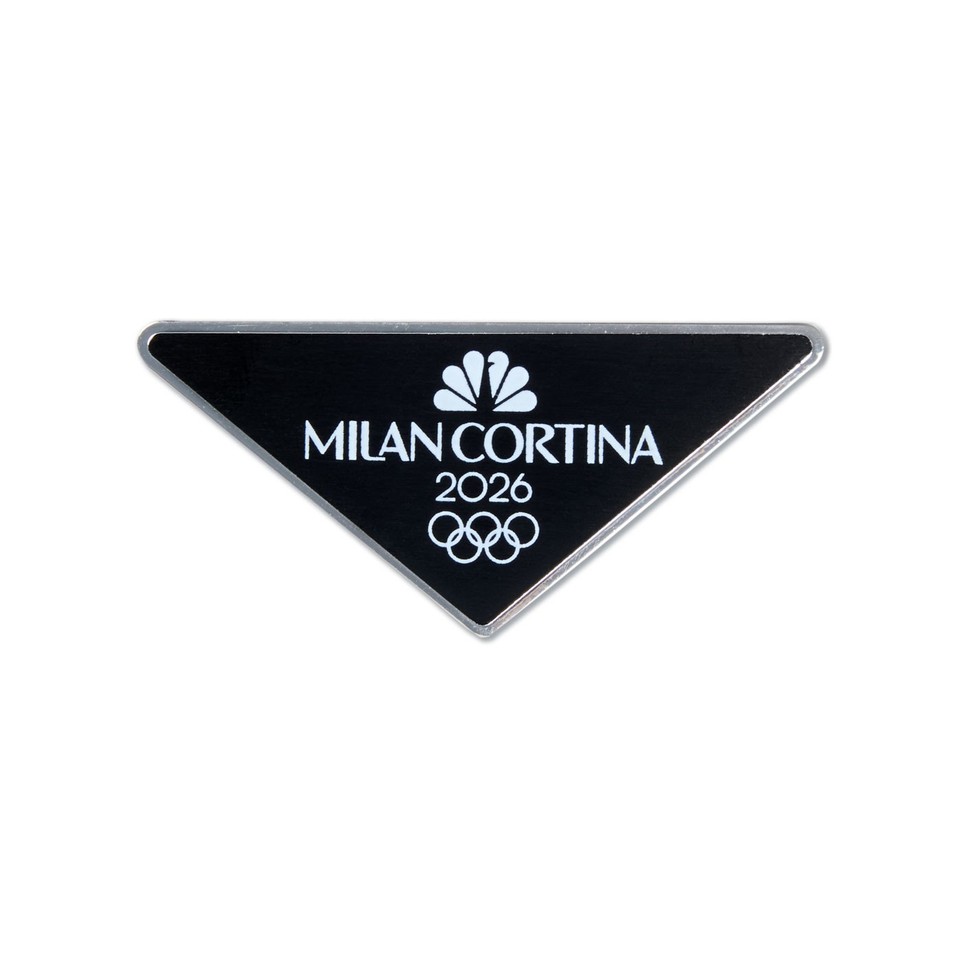 2026 Milan Cortina NBC Olympics 2 Pin Set POSTER TRIANGLE Very ...