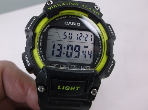 Casio Vibration Alarm Chronograph Digital Quartz Watch W-736H (3446 ...