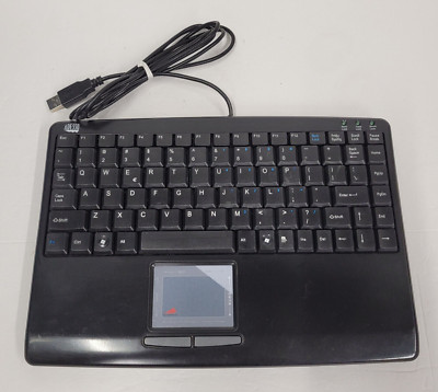 Adesso Slimtouch 410 USB wired keyboard trackpad AKB-410UB TESTED | eBay