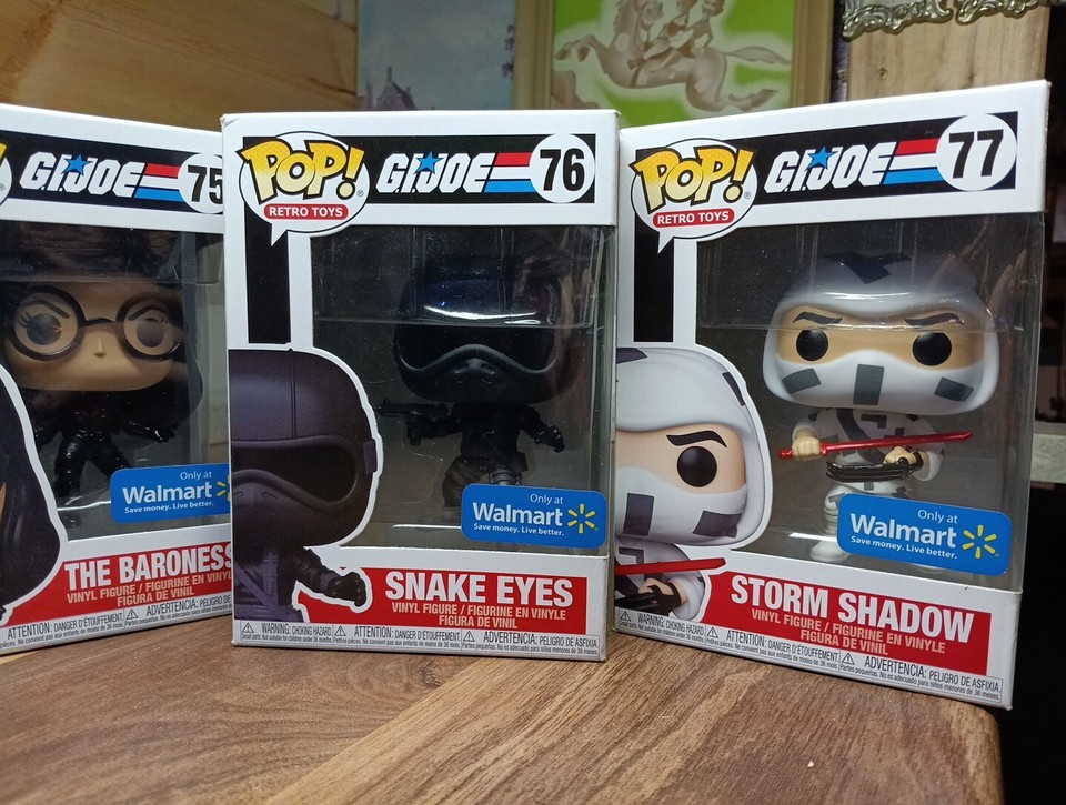 Complete Set GI Joe Funko Pop Walmart Exclusive Retro Toys Vintage ...