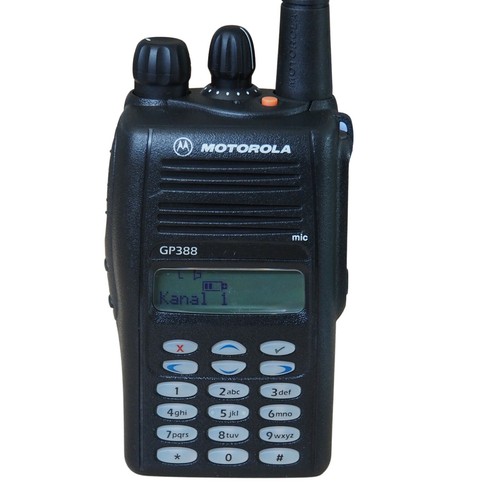Motorola GP388 VHF 136-174 MHz Handfunkgerät Agrarfunk Betriebsfunk ...