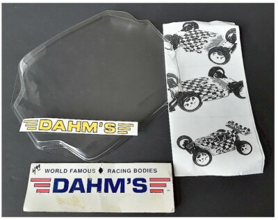 Vintage RC Car Kyosho 1/8th Inferno MP6 Dahms Heavy Lexan Underbody ...