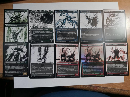 MTG CARDS,PHYREXIA,10 CARDS & 1 FREE,FOIL & UNFOIL SAWBLADE SCAMP ...