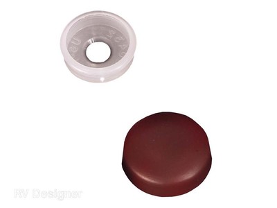 RV Designer H605 - Brown Plastic Screw Cover Set | eBay