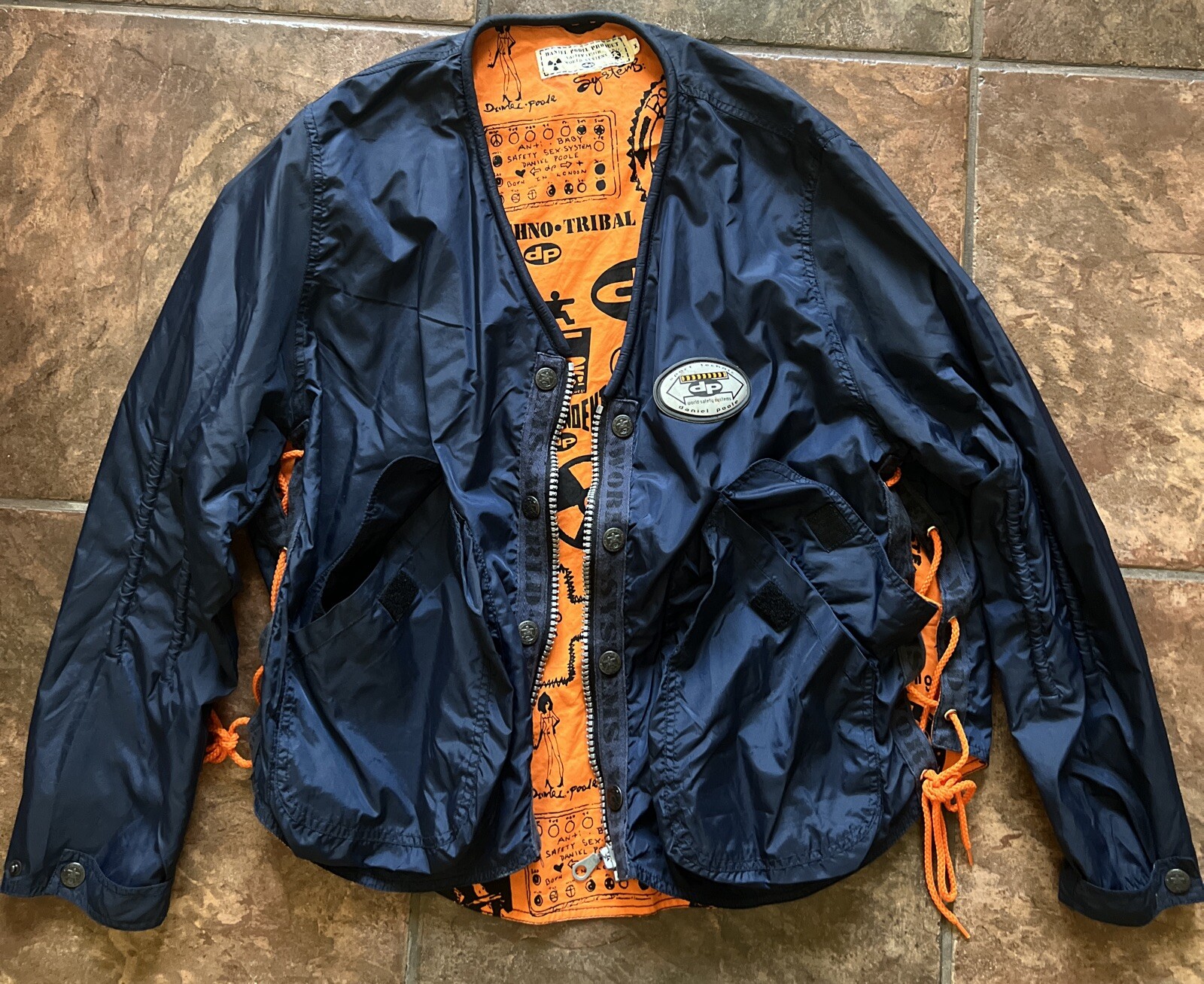 90s Daniel Poole Rave Jacket Techno Trance Madchester… - Gem