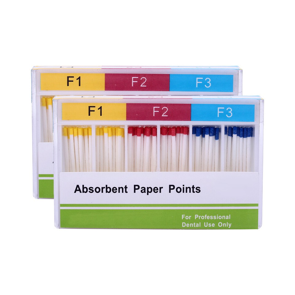 5 Packs Dental Endodontics Absorbent Paper Points F1 F2 F3 Root ...