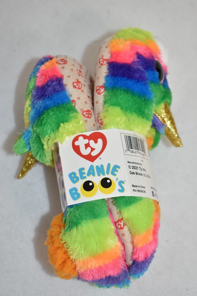 Ty Slippers Medium Beanie Boo's Unicorn Girl's New 8421953400 | eBay UK