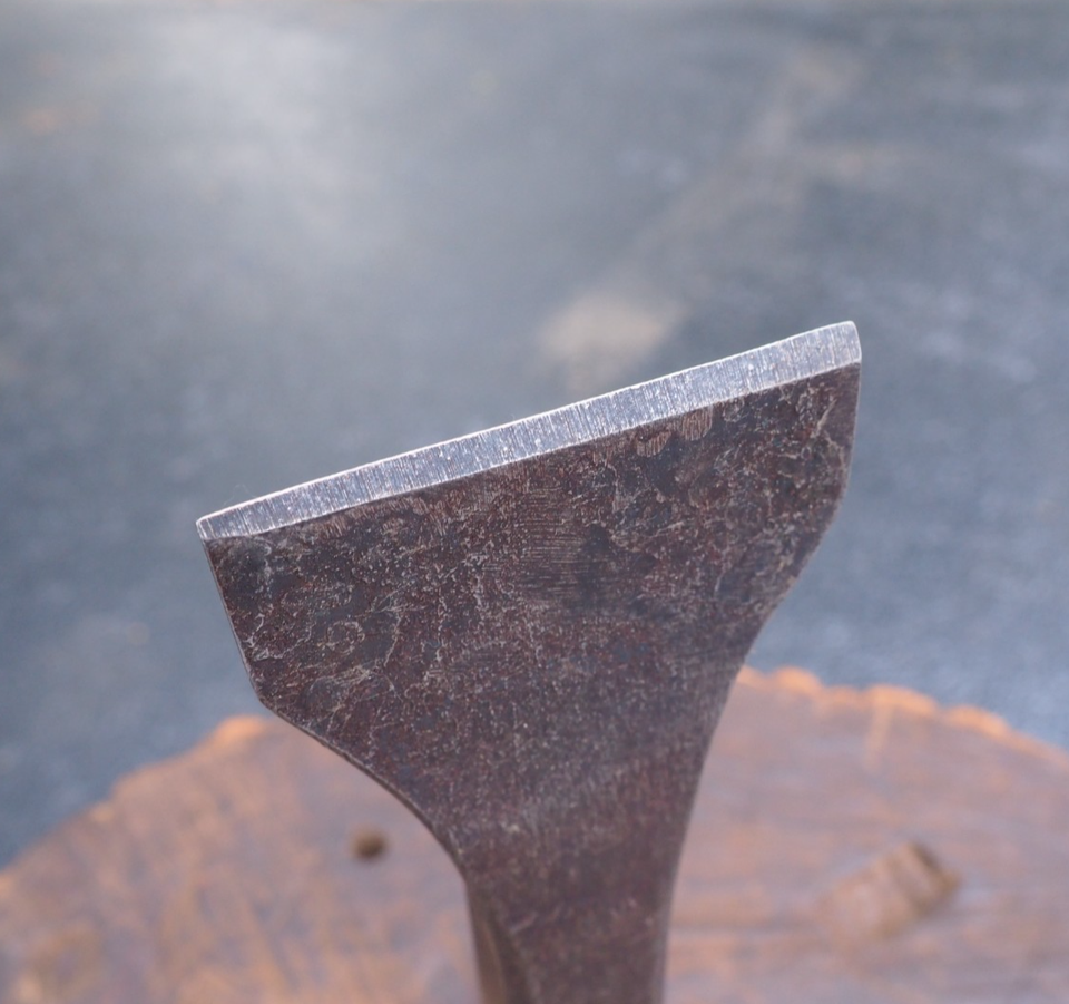 LRG 10" STONE MASON ROCK "CUTTING" CHISEL BLACKSMITH ANVIL VINTAGE ...