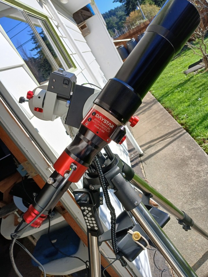 Daystar 60mm Solar Scout with full disc camera set-up. | eBay