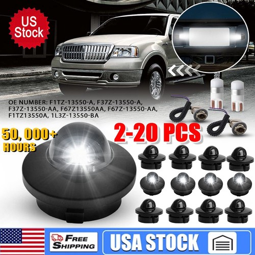 2-20X LED License Plate Light Housing Lamp For Ford F-150 F-350 F-250 ...