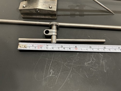 STARRETT No. 257B Surface Gage With 9” & 12” Spindles Scribe Snug & 6 ...