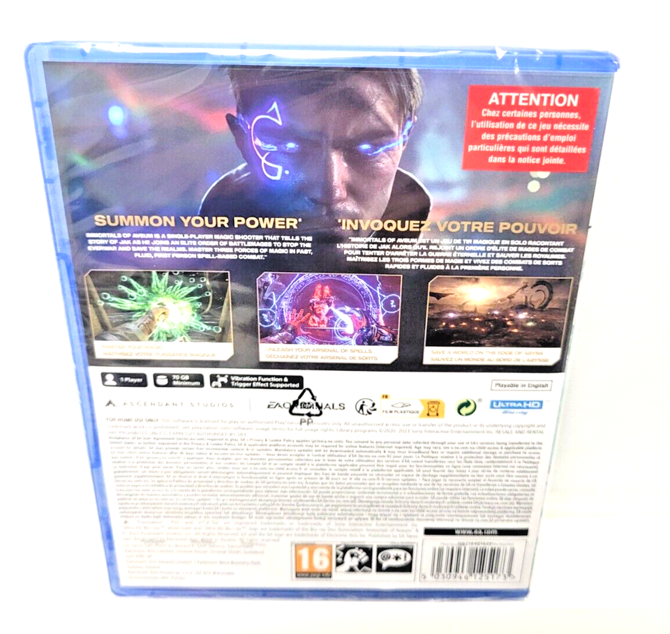 PS5 Immortals of Aveum Spell-Based Control Style Combat Game NEW SEALED ...