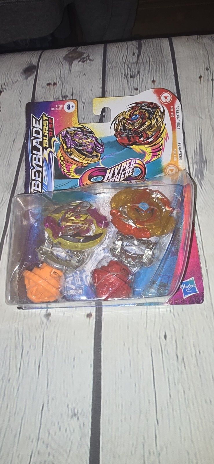 BEYBLADE Burst Rise Hypersphere Dual Pack Lord Spryzen S5 and Roktavor ...