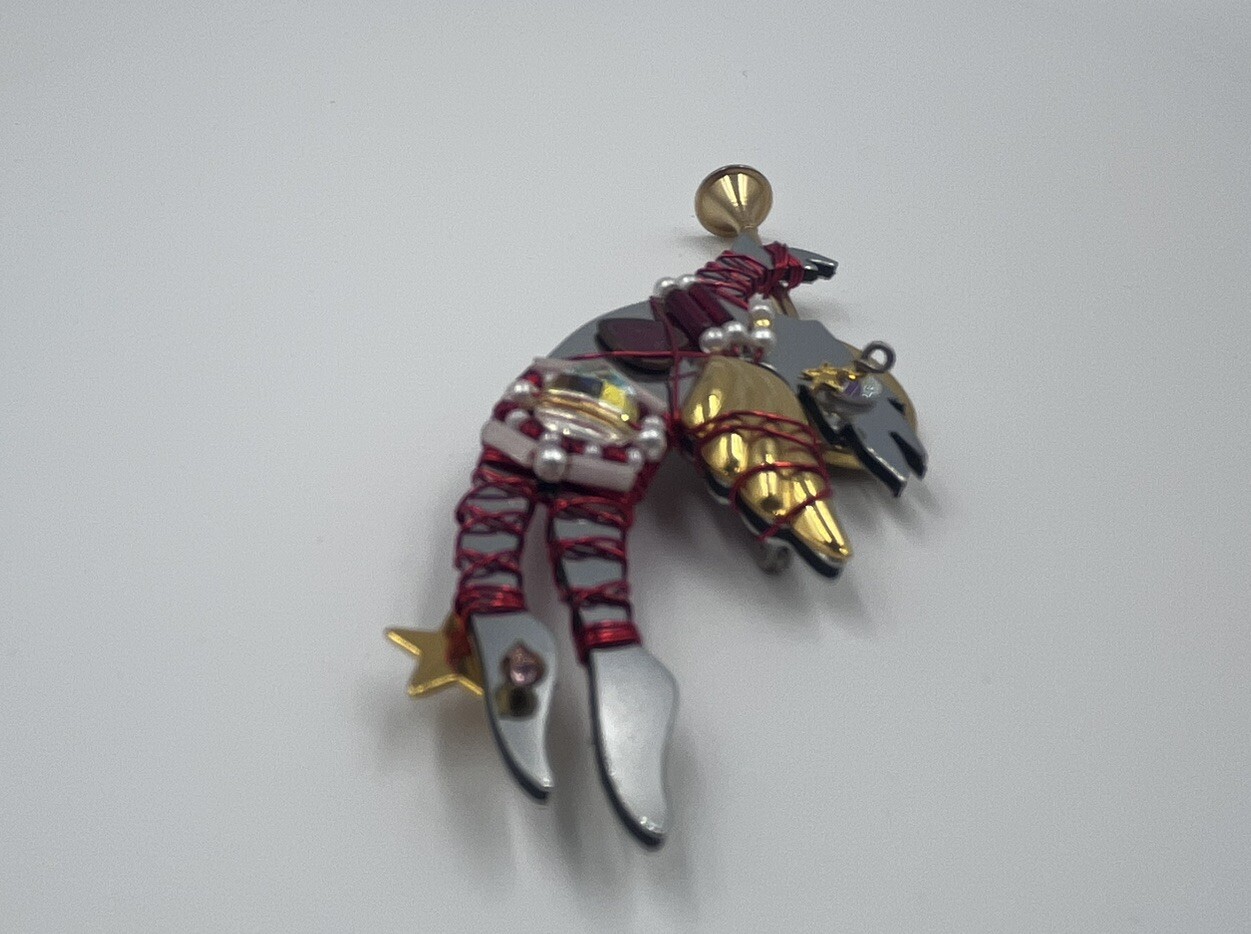 Highly Collectible Liz Tech Handmade Heralding Angel Brooch / Pin (1992 ...
