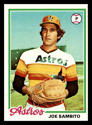 1978 Topps Joe Sambito Houston Astros #498 EX-MINT Vintage | eBay