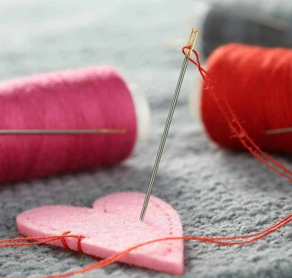 48 Piece Self Threading Needle Set Assorted Needles Home Sewing Kit ...