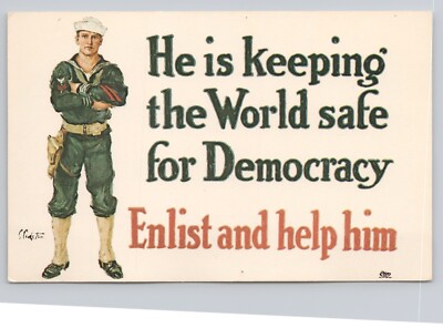 Post Card U.S. Military Recruiting Poster National Archives B388 | eBay