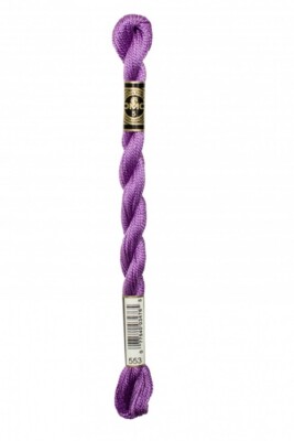 DMC Size 5 Cotton Perle Thread 553 - 25 Metres - each | eBay UK