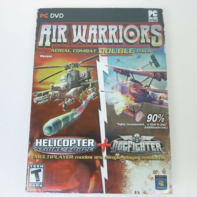 Helicopter Strike Force and Biplane Dogfight Aerial Combat Air Warriors PC Game | eBay