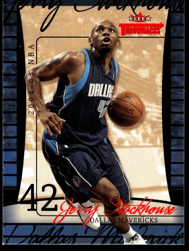 2004-05 Fleer Throwbacks #65 Jerry Stackhouse Dallas Mavericks | eBay