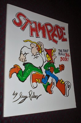 Stampede Comic Art by Jerry Palen Signed with Sketch Flo and Elmo | eBay