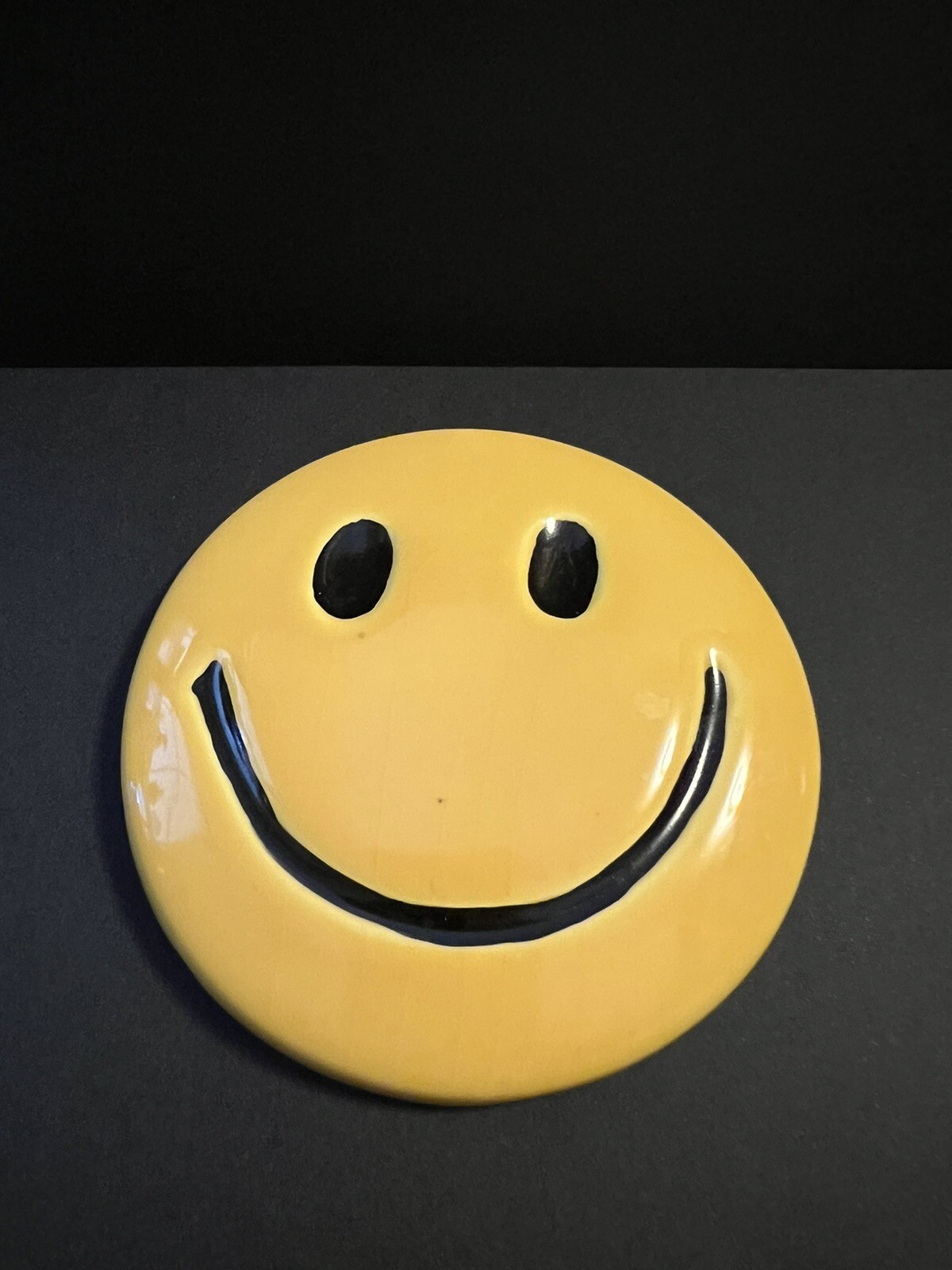VINTAGE McCoy SMILEY FACE POTTERY paperweight *SIGNED*THE MCCOY ...
