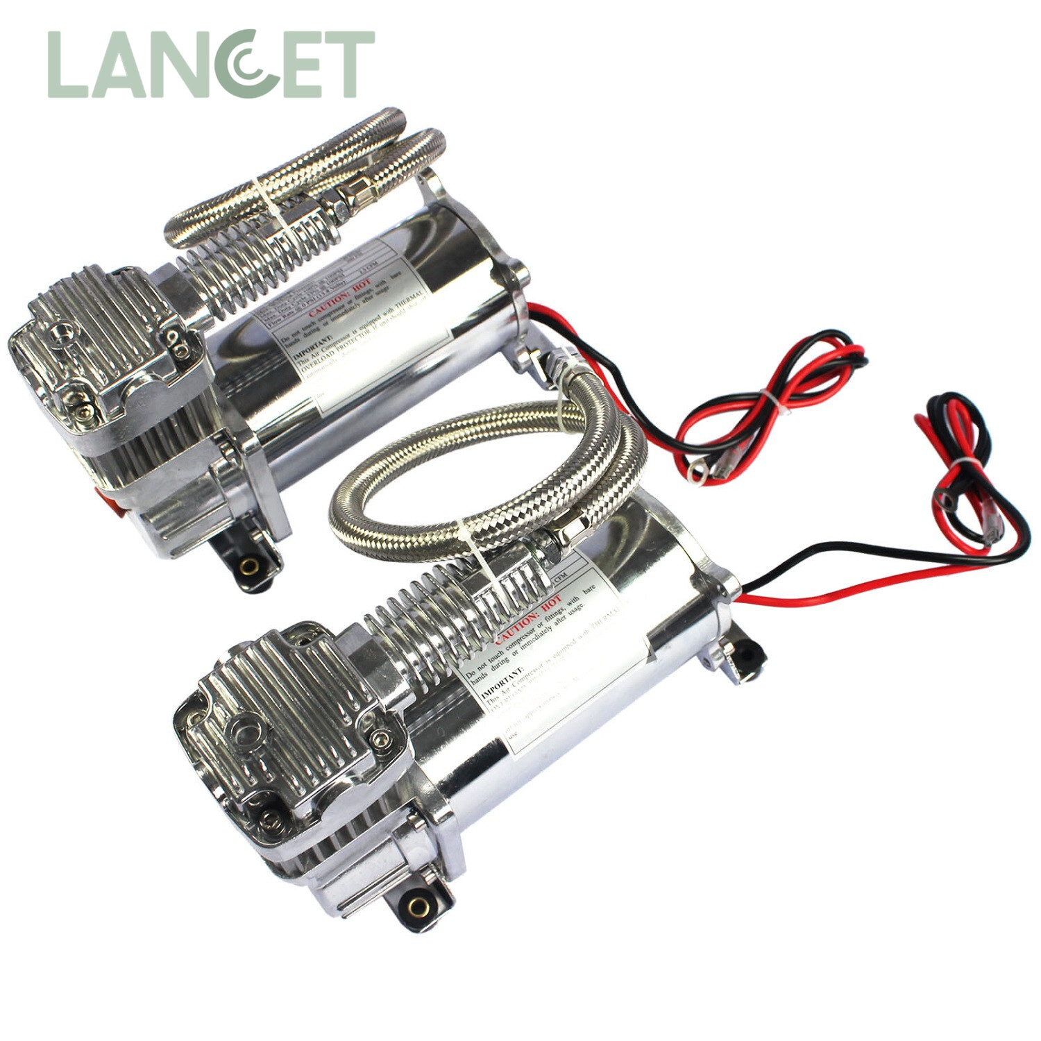 Brand New 12 Volt Dual Chrome 440C 200 PSI Air Compressor Kit 440C | eBay