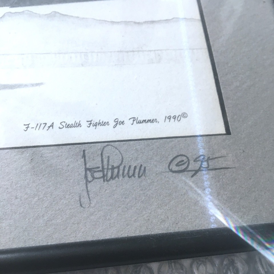 Vintage Joe Plummer Aviation Art Framed Lithograph Lot of 4 (1986 ...