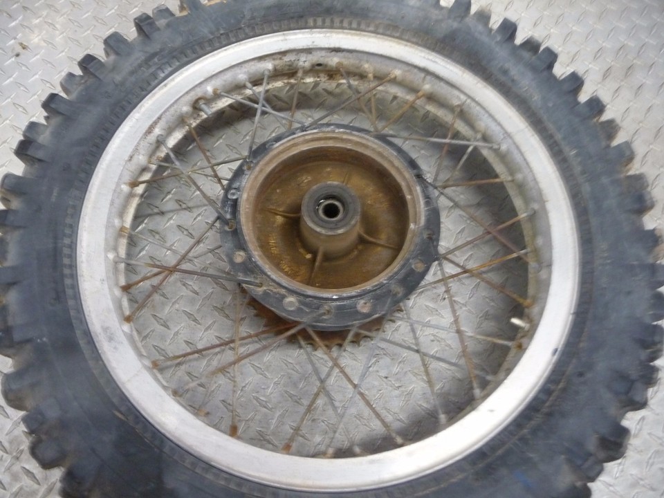 Yamaha DT400E Akront Rear Wheel 110/100-18 with Sprocket Rim T13 | eBay