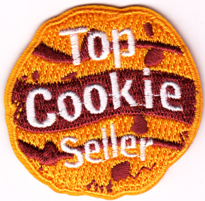Cub Boy Girl Scout Fun Badge Patch ~ Top Cookie Seller Giant Cookies | eBay