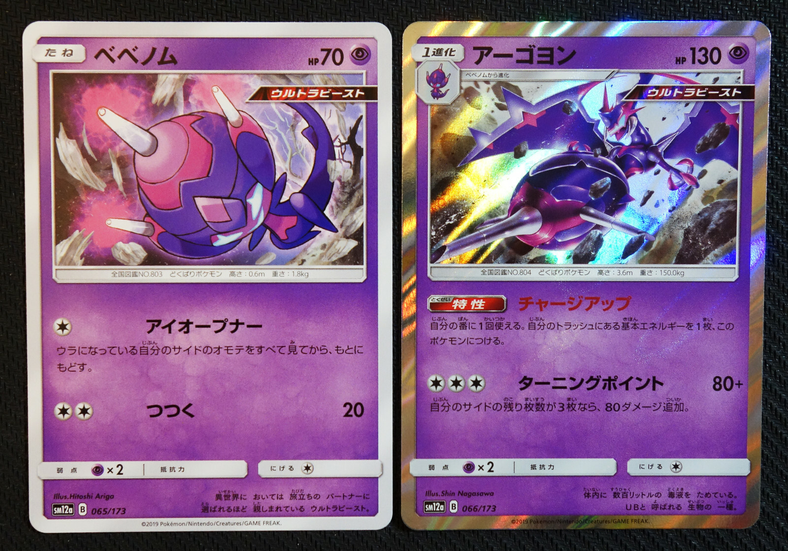 JAPANESE Pokemon Cards Poipole 065 Naganadel 066/173 SM12a Tag All ...