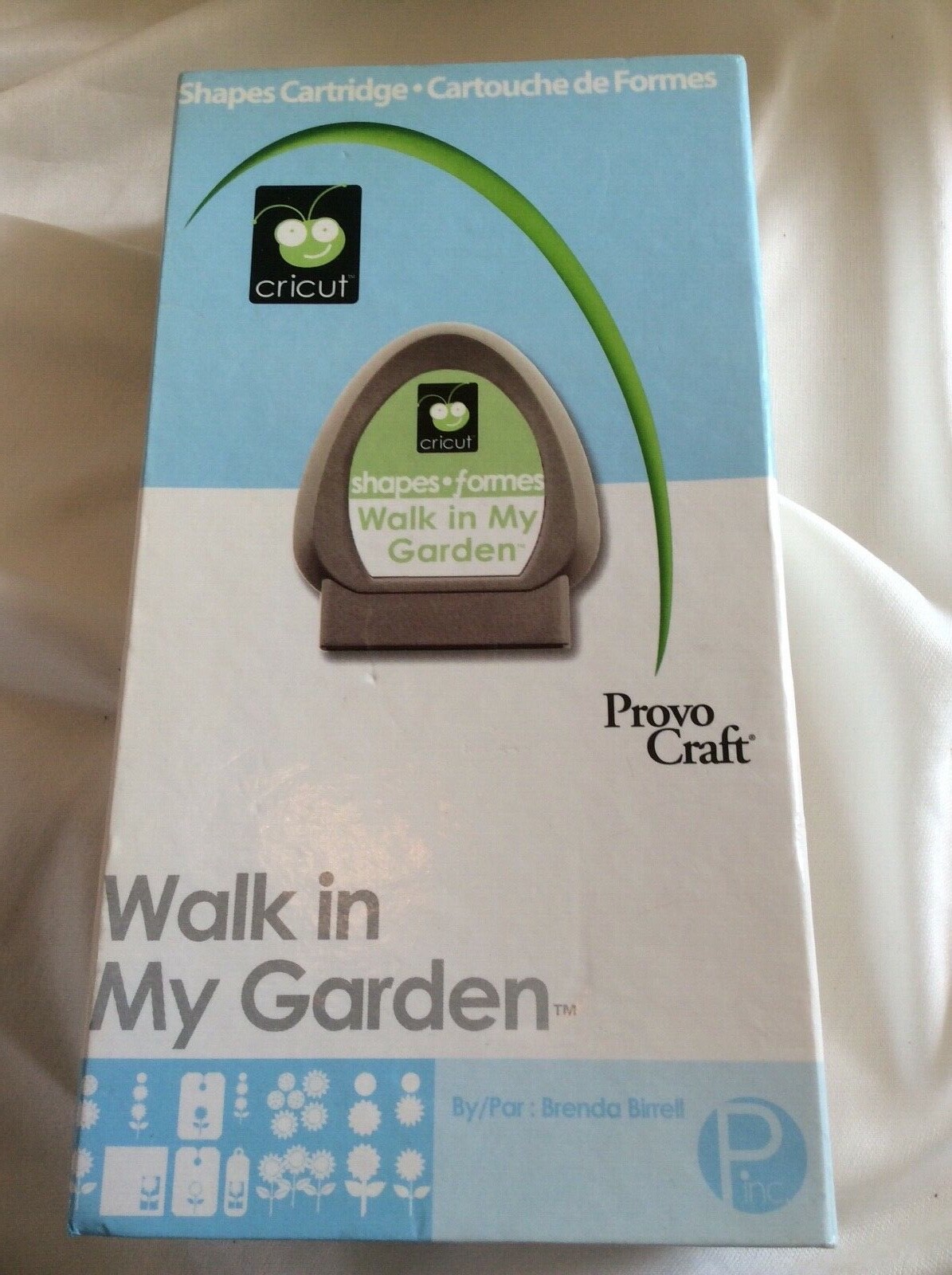 Provo Craft Cricut Shapes Cartridge Walk in My Garden Card Making ...