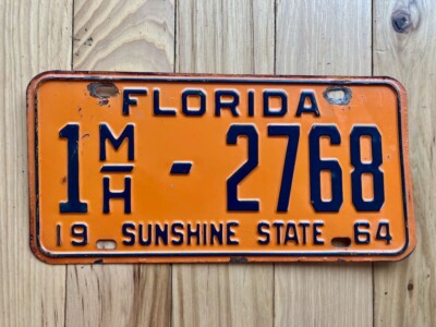 1964 Florida License Plate | eBay