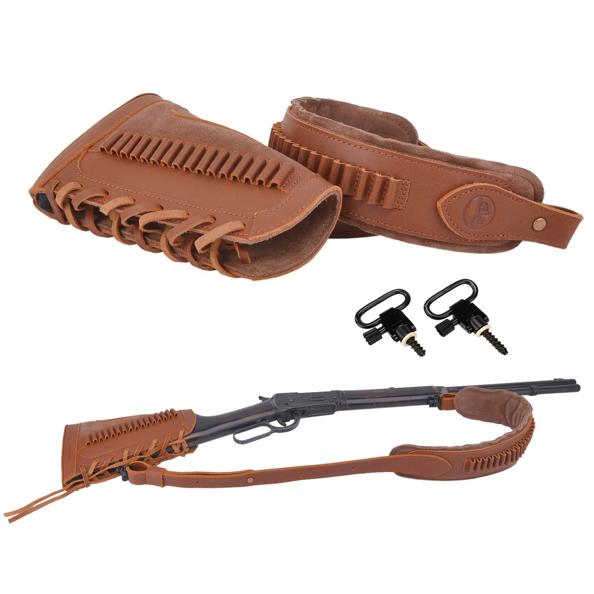 Leather Shotgun Shell Holder Sling