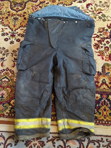 Retired Firefighter Gear Turnout Pants FIRE USED 59" X 28" See Pics | eBay
