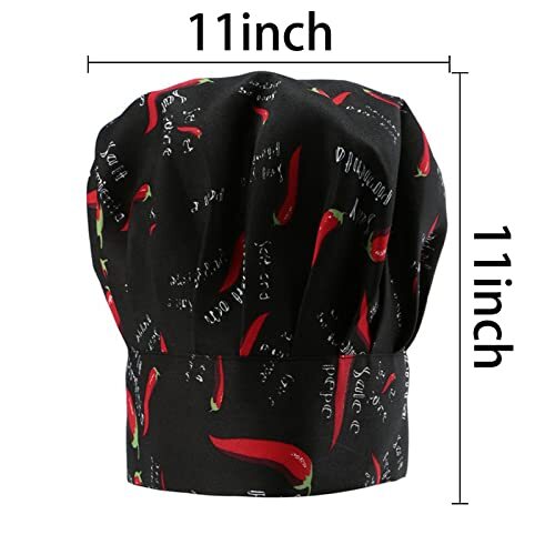 4 Pack Kitchen Cooking Cap, Comfort Breathable Chef Skull Hats for 1-2 ...