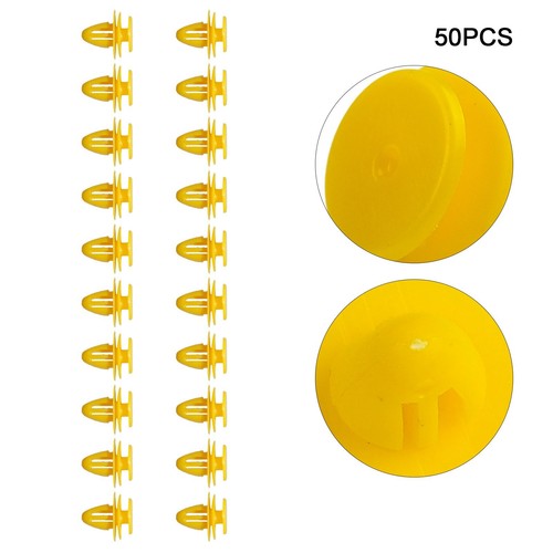 For Volvo S80 S40 S60 C30 C70 Panel Clips Fasteners Kit Part Set Yellow ...