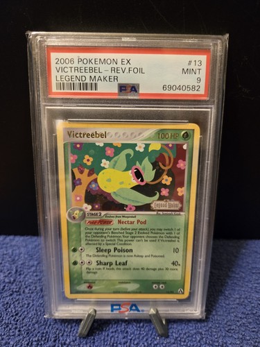 2006 Victreebel 13/92 PSA 9 Mint Reverse Holo Rare Pokemon Card EX ...