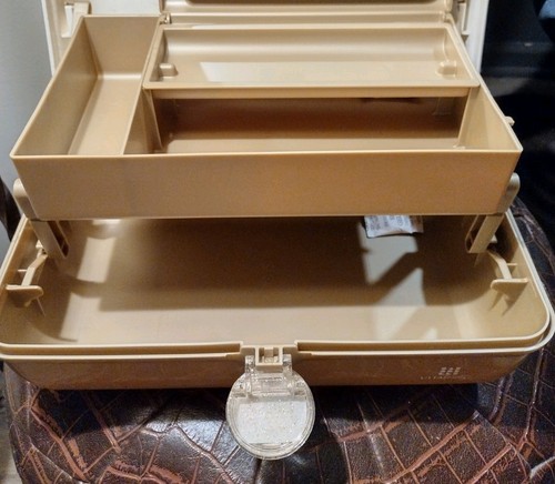 Caboodle Gold Glitter Makeup Storage Box with Mirror . | eBay