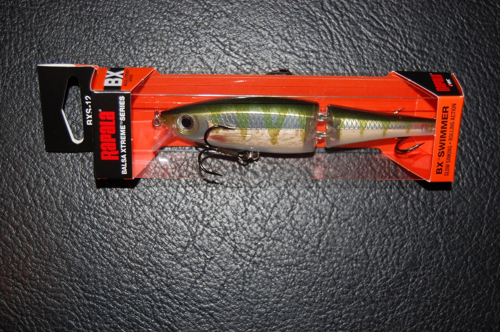 Rapala BX Swimmer BXS12-YP Yellow Perch 4 3/4" 3/4 oz 12cm Balsa ...