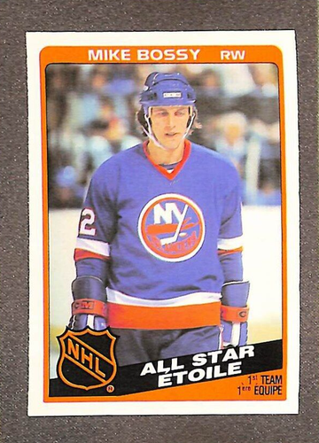 1984-85 O-Pee-Chee Hockey #209 Mike Bossy All-Star Etoile - NY ...
