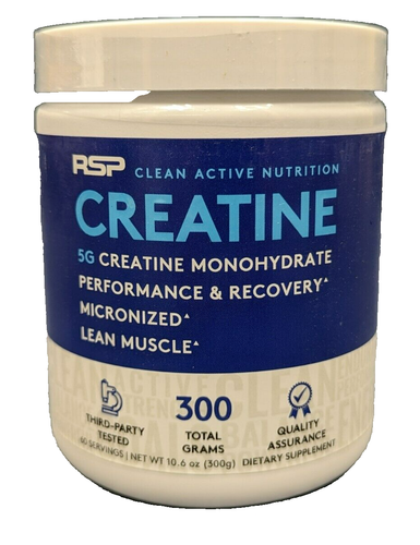 RSP Creatine Monohydrate Pure Micronized Creatine Powder Supplement ...