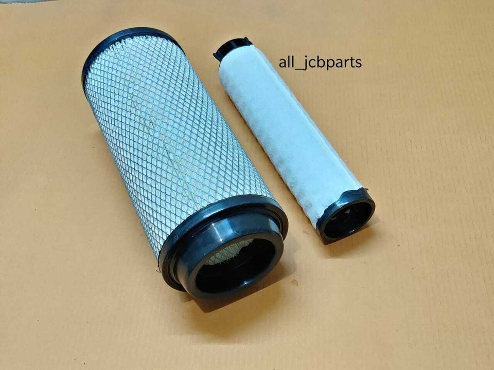 JCB Filters - Air Filter Inner Outer Set (Part No. 32/915801 32/915802 ...