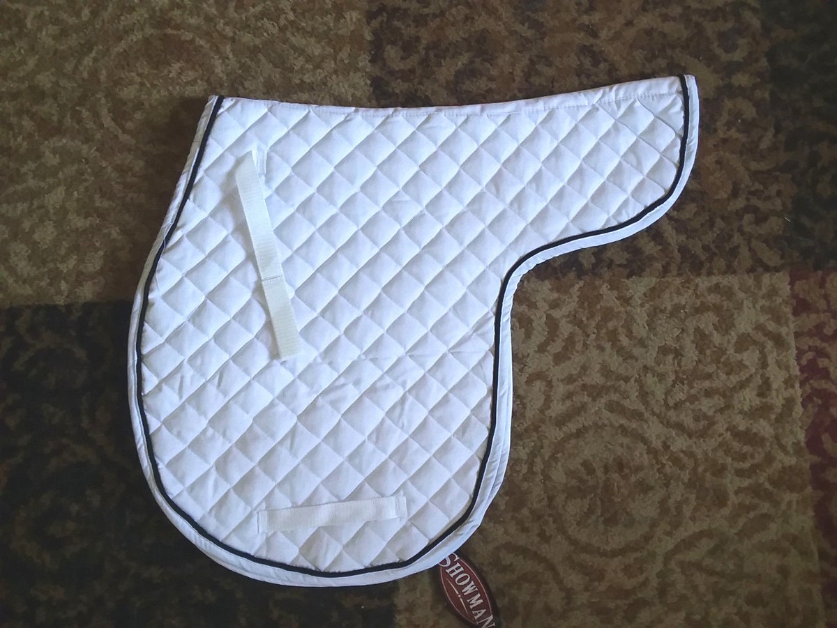 English Saddle Pad Pattern Mint Green Sunflower All Purpose English