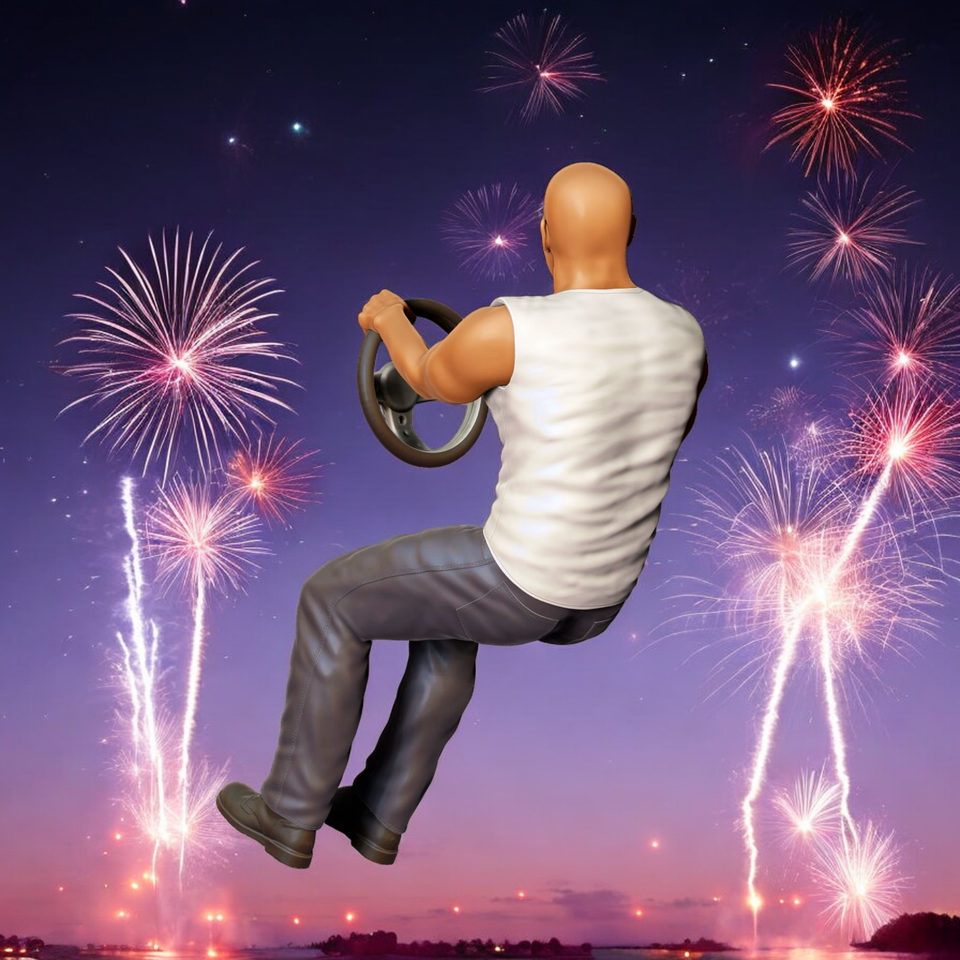 Fast and Furious Resin 3d printed Domonic Toretto Driving Model Car ...