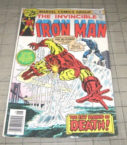 The Invincible IRON MAN #87 (June 1976) Good- Cond Comic - Blizzard ...