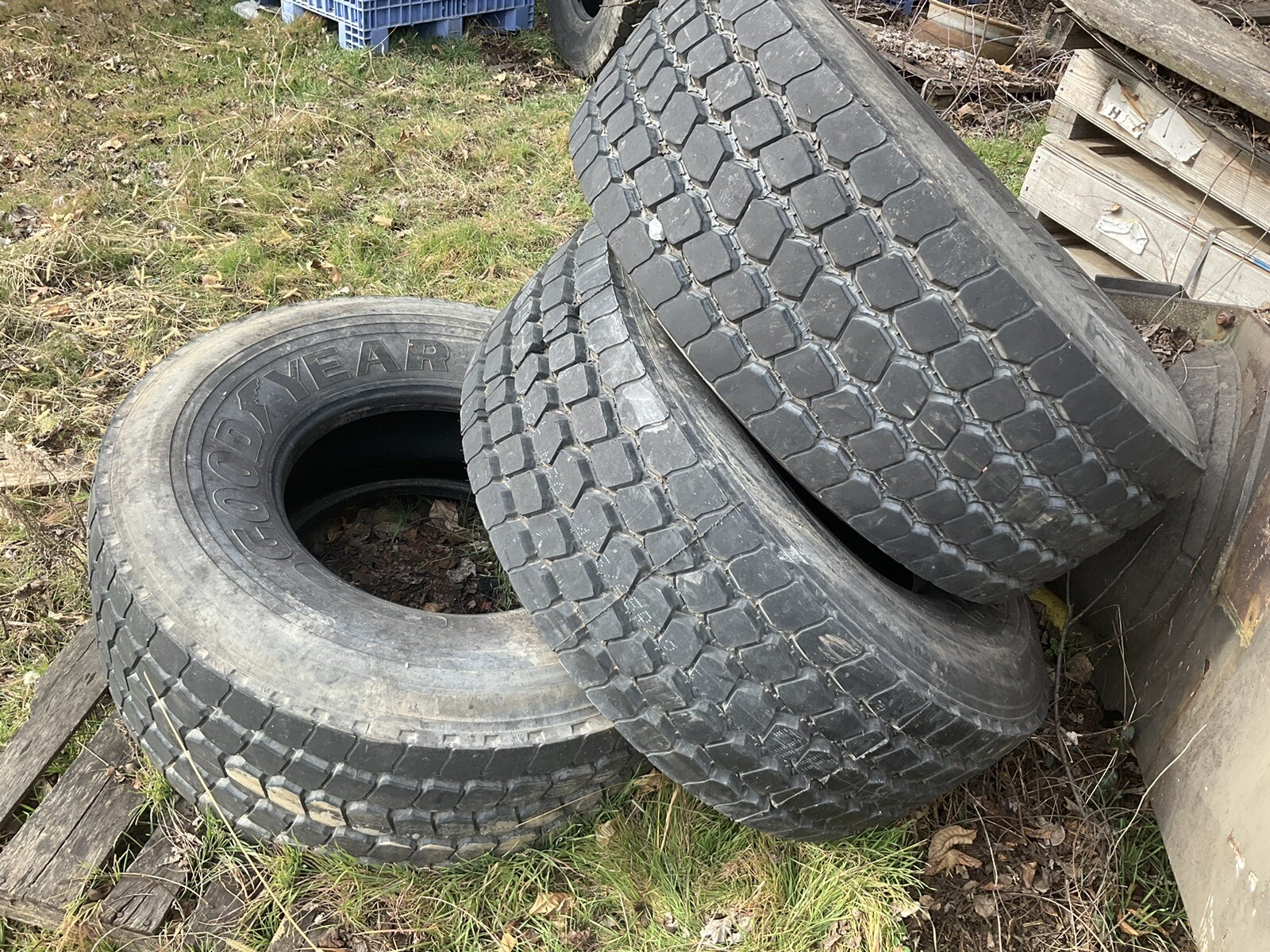 3- Goodyear 445/65R22.5 Tires G296 MSA Used Load Range L | eBay