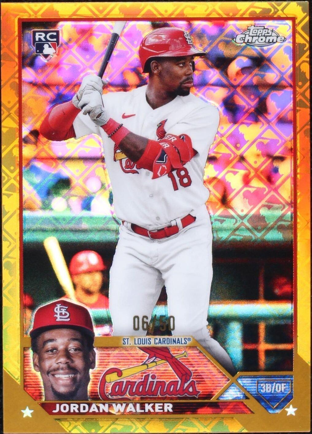 2023 Topps Chrome Logofractor Edition - Jordan Walker #209 Gold ...