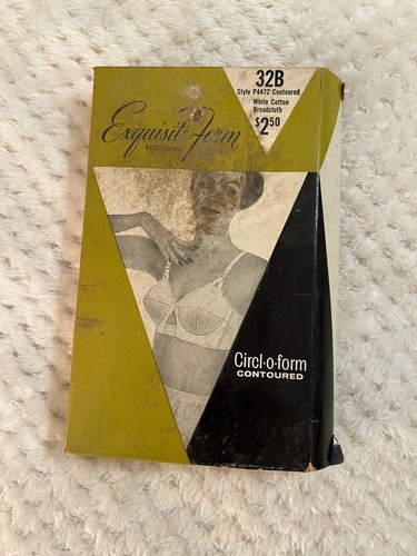 34C VTG Exquisite Form Circle stitch bullet WF Support Bra P4472 NOS ...