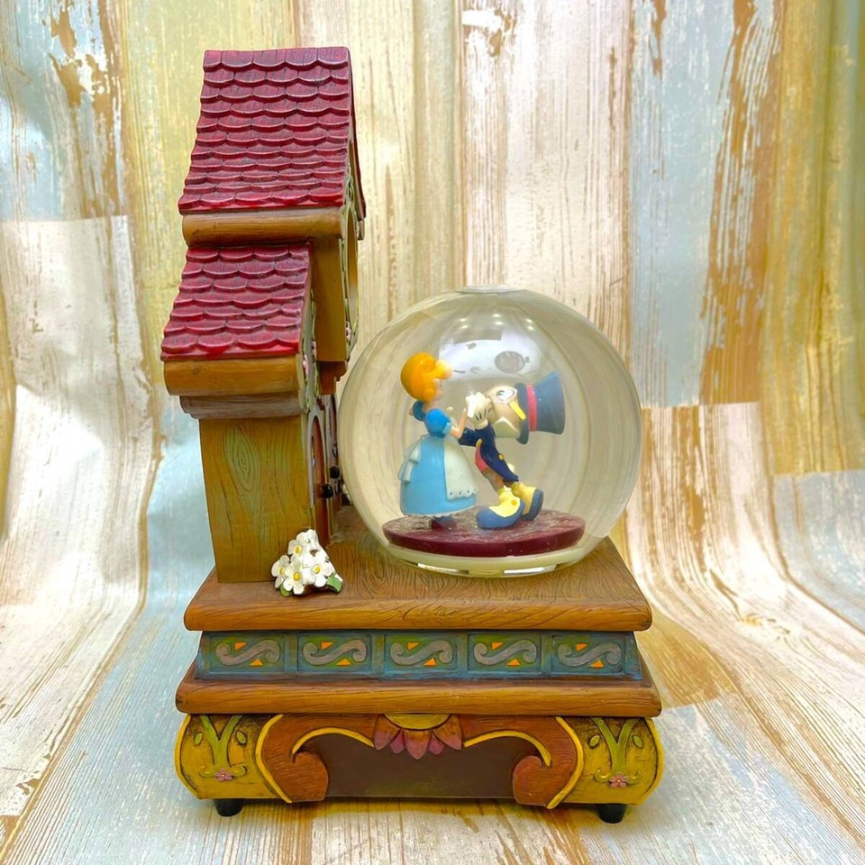 Rare Pinocchio Pinocchio Jiminy Cricket Jiminy Cricket Clock Snow Globe ...